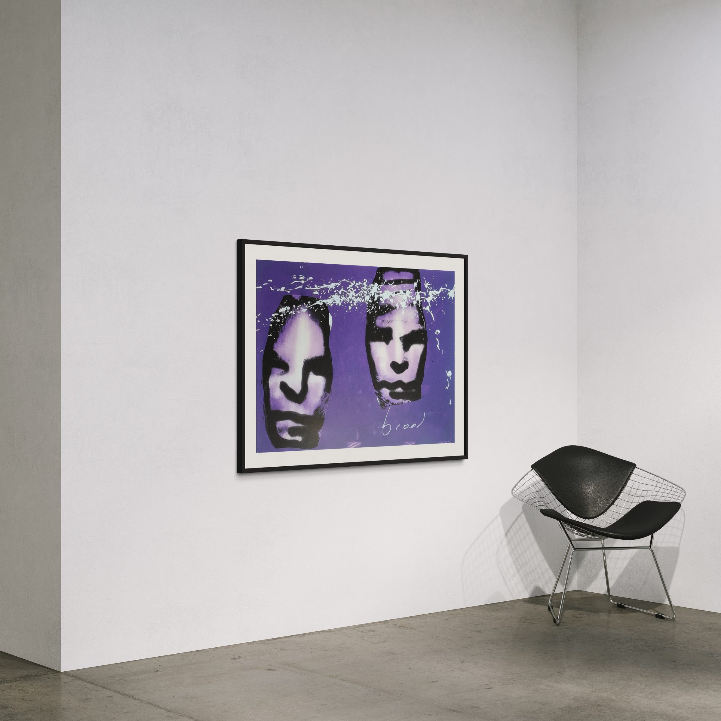 Herman Brood Silkscreen 'Bohemian Rhapsody' for sale and rent